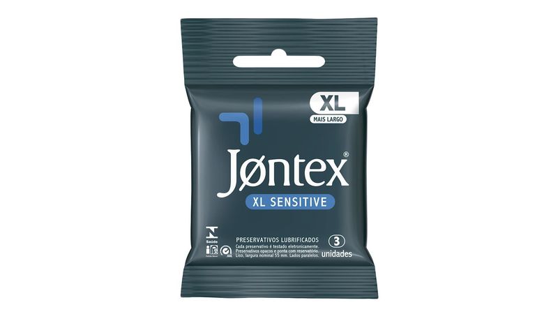 Preservativo Jontex XL Sensitive 3un