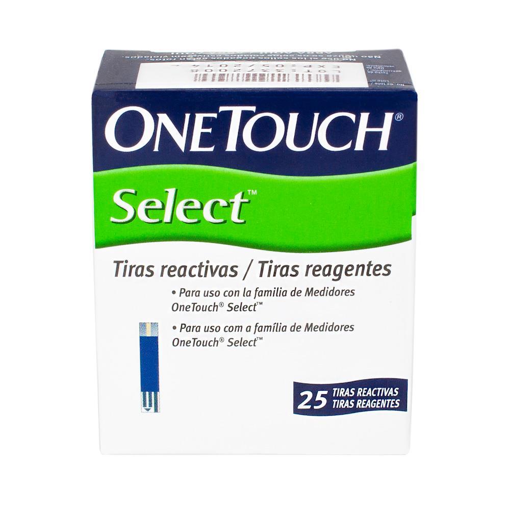 Tiras para Teste de Glicemia One Touch Select c/ 25