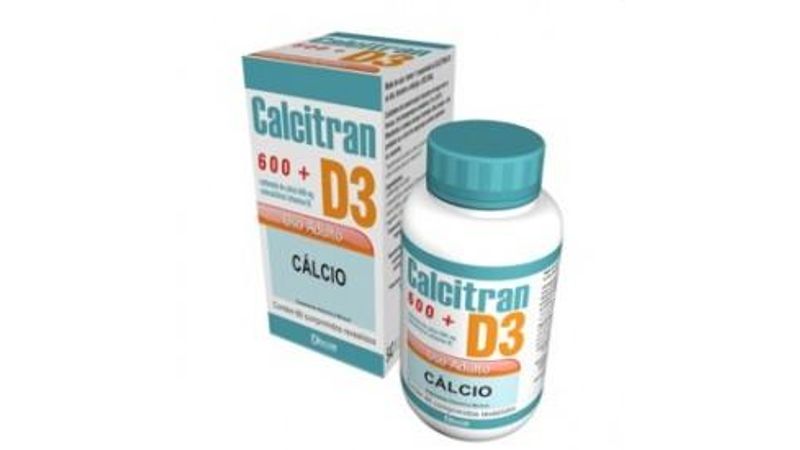 Calcitran D3 600mg 60 comprimidos