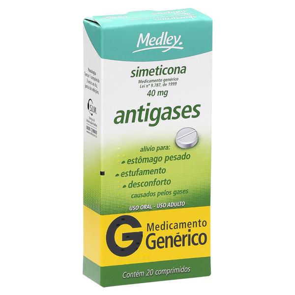 Simeticona 40mg Genérico Medley - Alívio Rápido de Gases