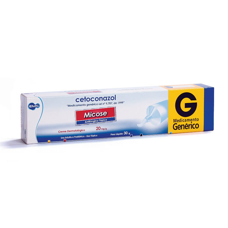 Cetoconazol Creme 30g Genérico EMS - Antifúngico Eficaz