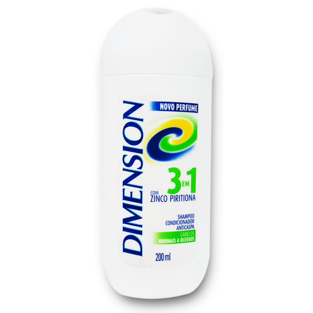 Shampoo Anticaspa Dimension 3 em 1 - 200ml