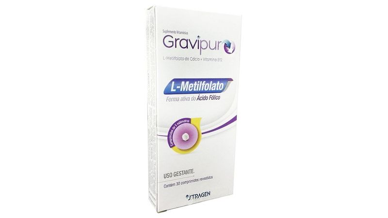 Gravipur 30 comprimidos revestidos