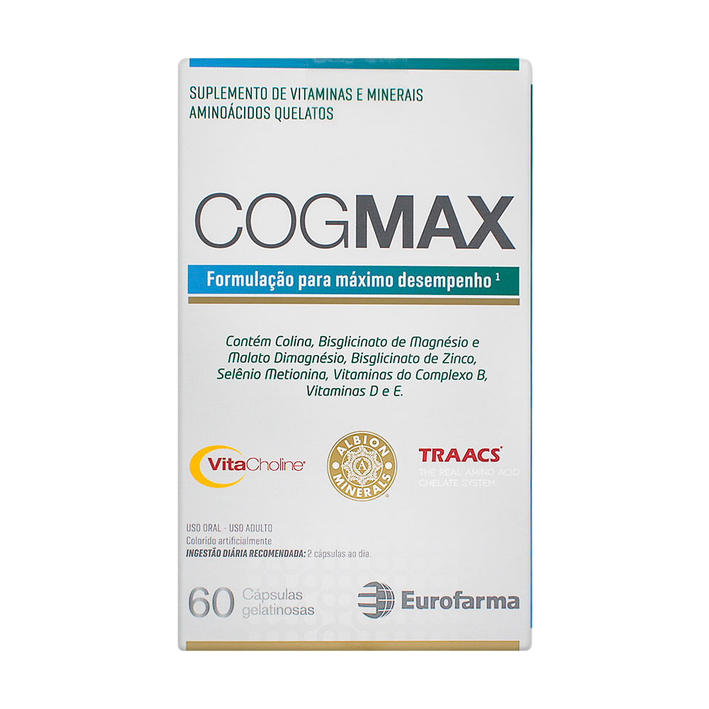 Cogmax Suplemento 60 Cápsulas - Potencialize sua mente, compre! Farma ...