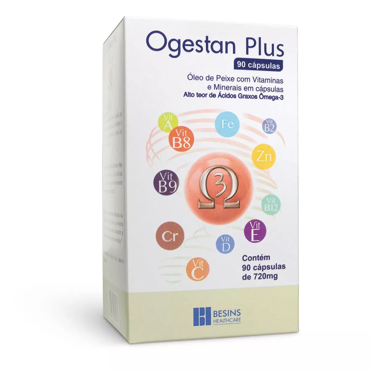 Ogestan Plus 720mg 90 capsulas