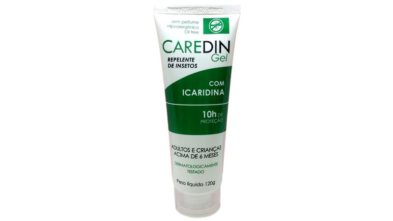 Gel Repelente de Insetos Caredin 10h de Protecao 120g