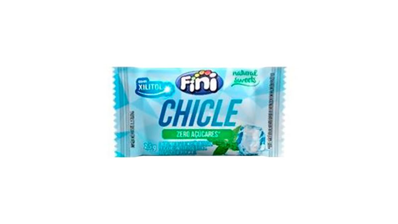 Chicle Fini Natural Sweets Xilitol Zero Acucares 2,5g Chicle Fini Natural Sweets Xilitol Zero Acucares 2,5g