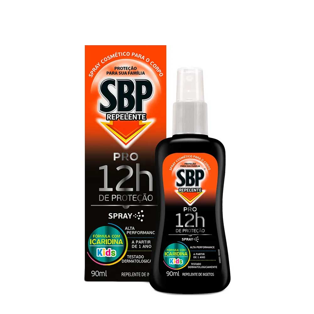 Repelente SBP PRO 12h de Protecao Kids Spray 90ml