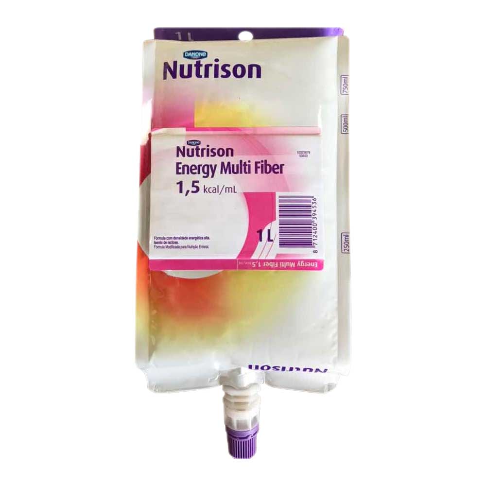 Kit Nutrison Energy Multi Fiber 1.5 1L Sachê com 8 unidades