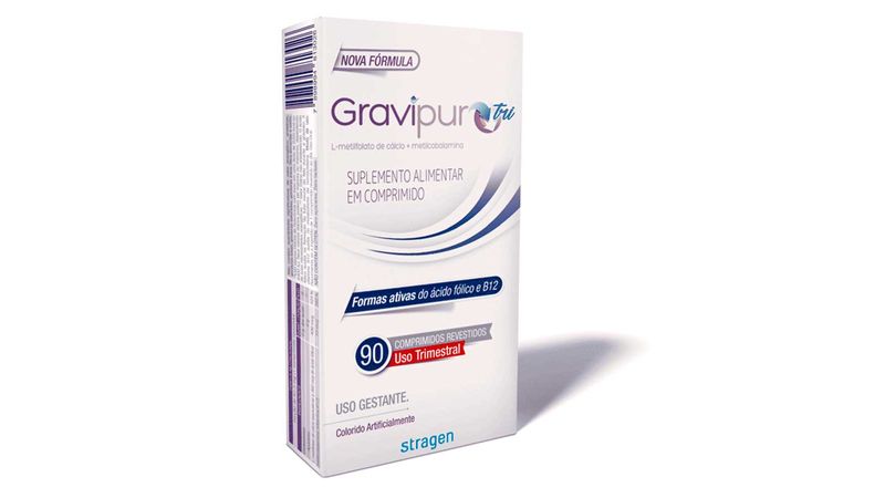 Gravipur Tri 90 comprimidos