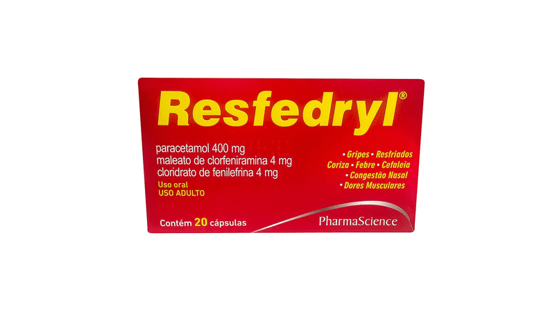 Resfedryl 20 capsulas