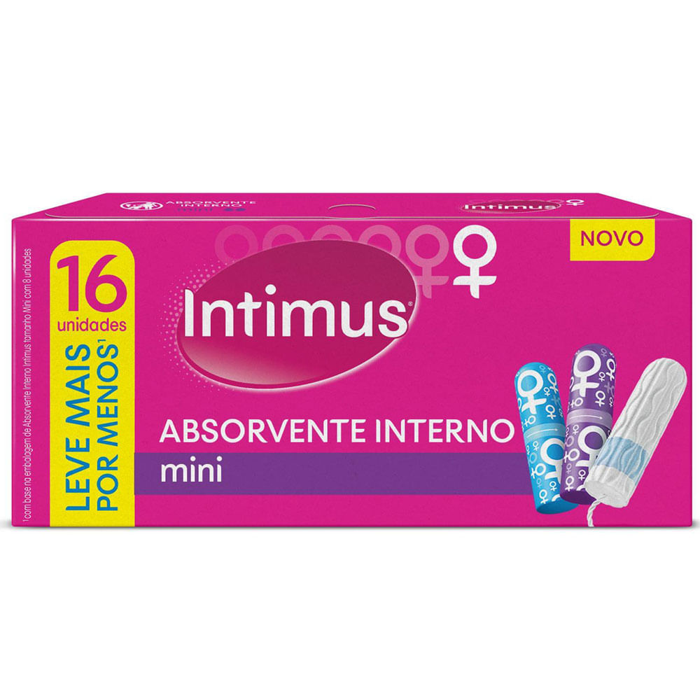 Absorvente Intimus Interno Mini