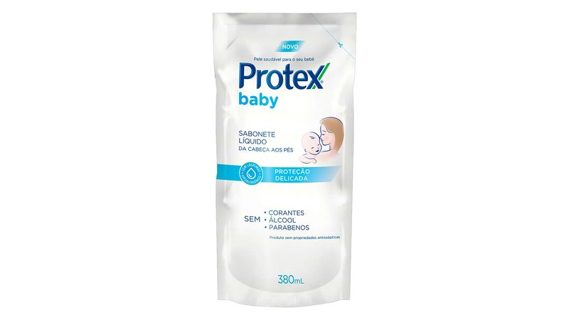 Sabonete Liquido Protex Baby Protecao Delicada Refil 380ml