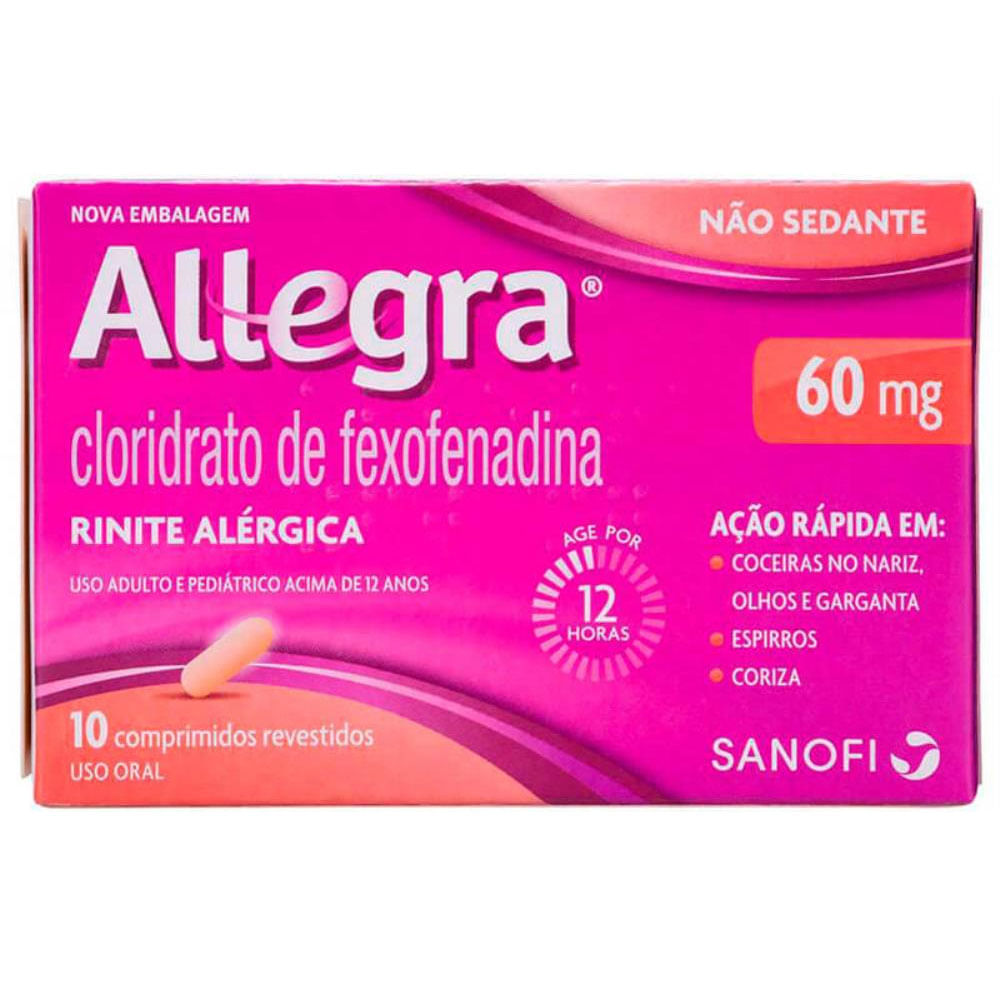Allegra 60mg 10 comprimidos