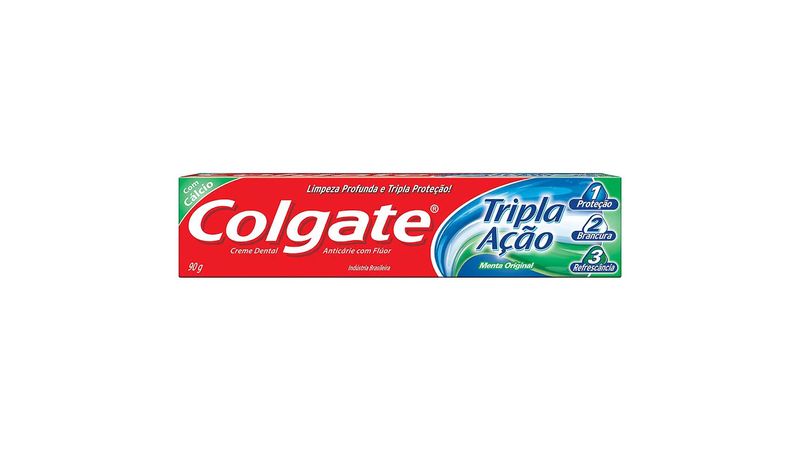 Creme Dental Colgate Tripla Ação Menta Original 90g
