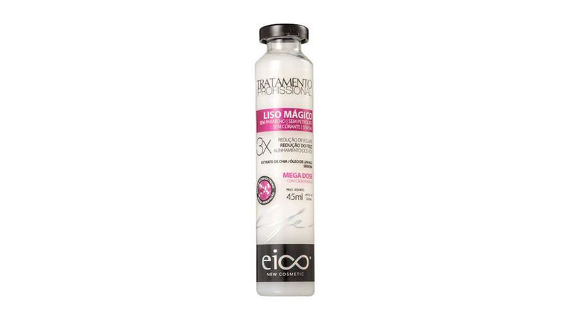Ampola Tratamento Eico Life Liso Magico Mega Dose 45ml