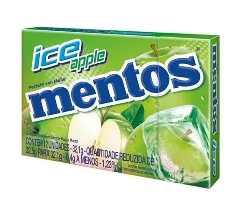 Drops Mentos Ice Maca Verde 24 1g