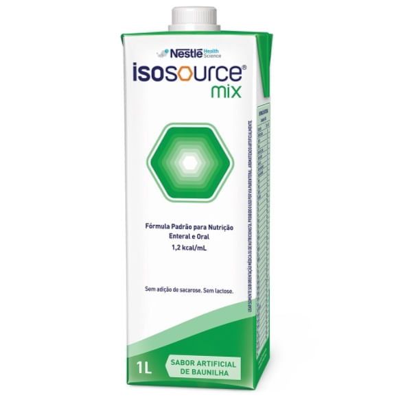 Isosource Mix Nestle 1 2Kcal ml 1L TetraPack