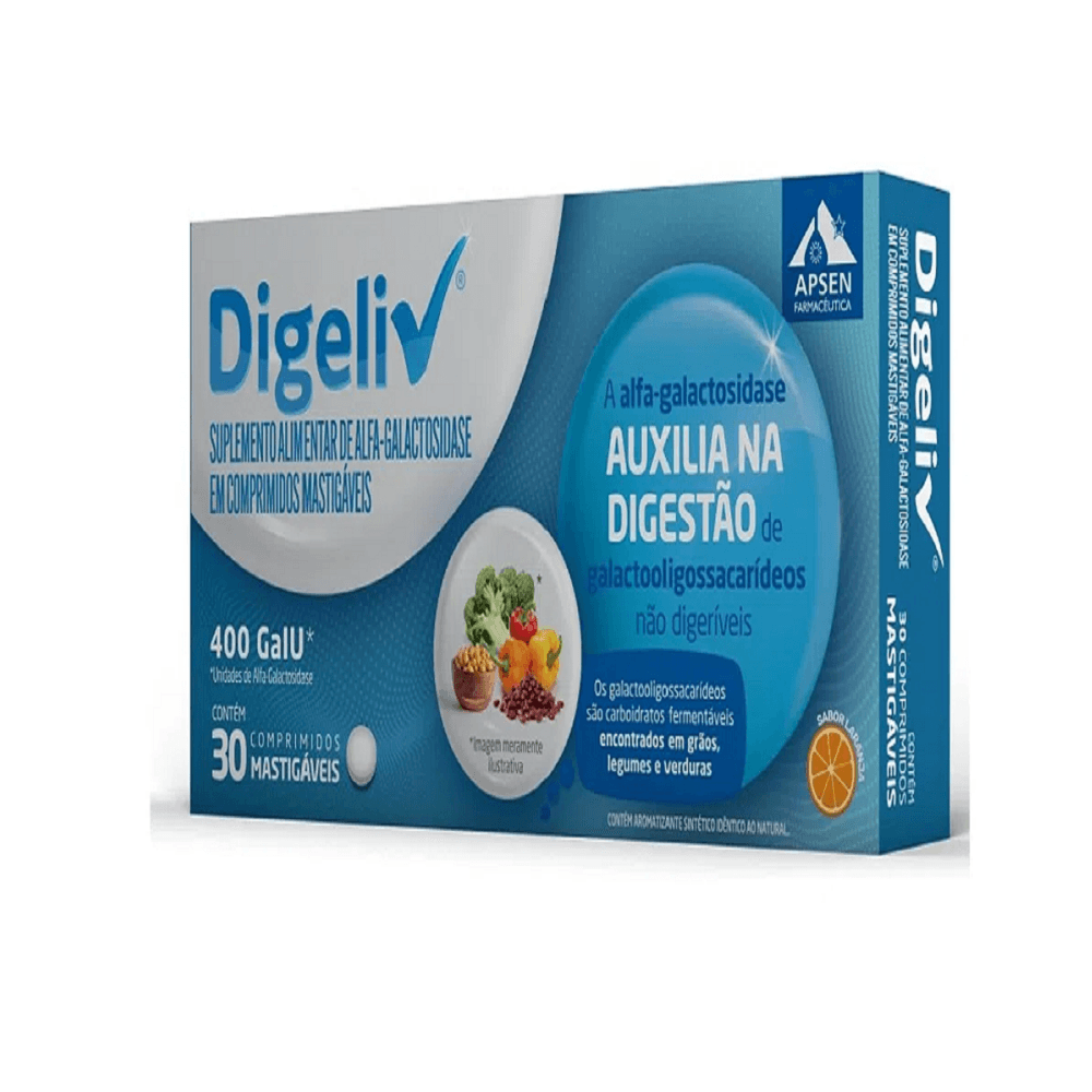 Digeliv 40Fcc GaIU 15 Comprimidos Mastigáveis