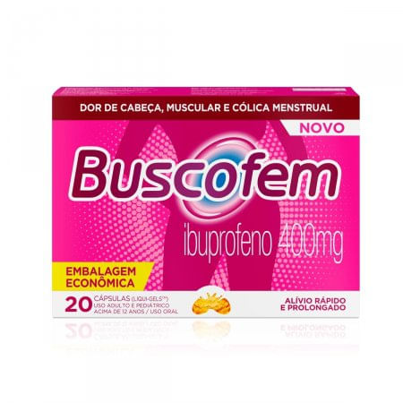 Buscofem 400mg 20 Capsulas