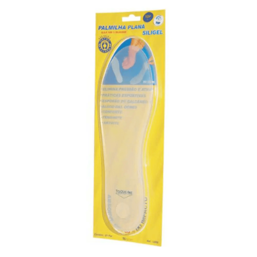 Palmilha Plana Silicone Tamanho 41/42 Siligel