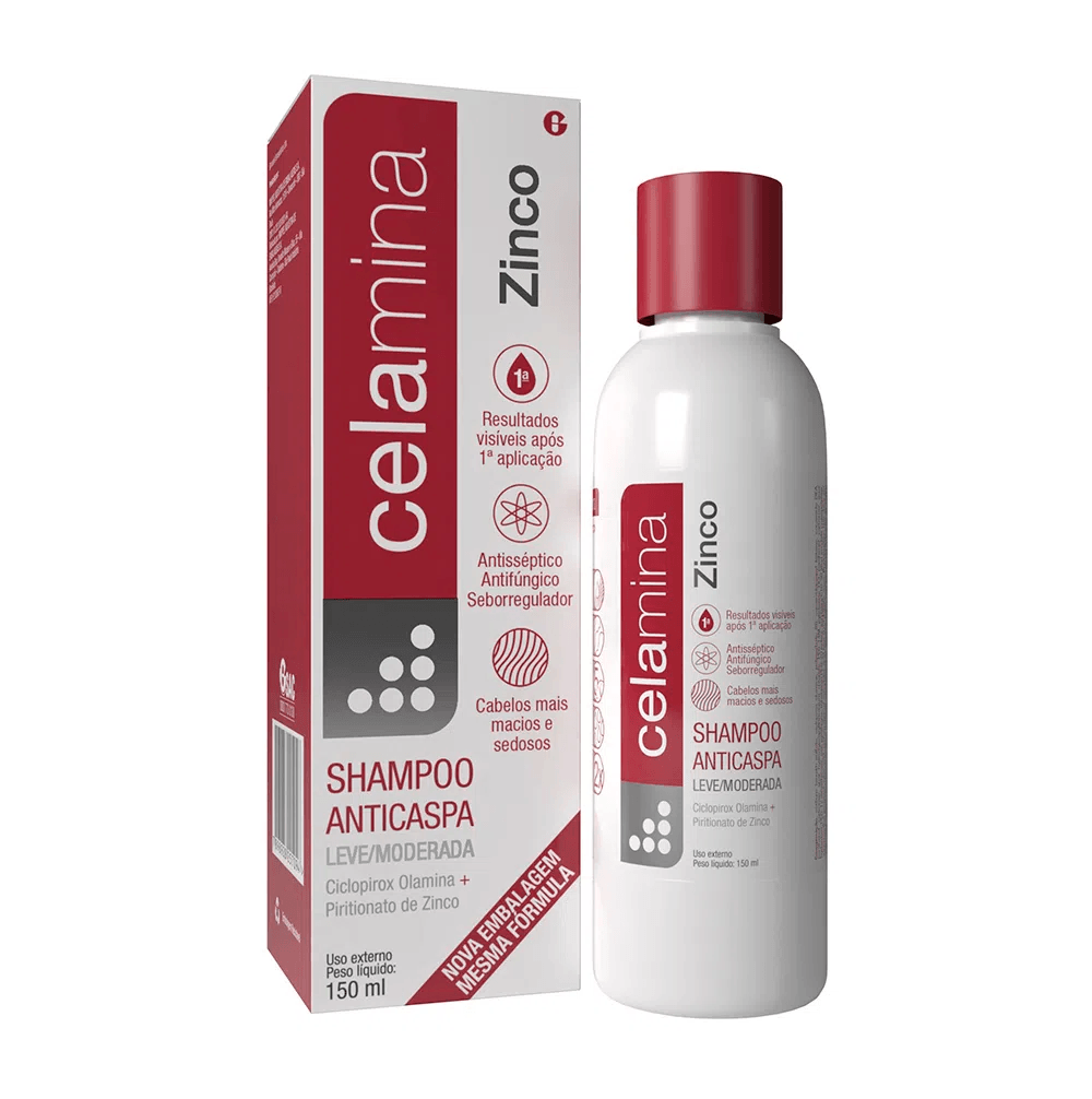 Shampoo Anticaspa Celamina Zinco 150ml