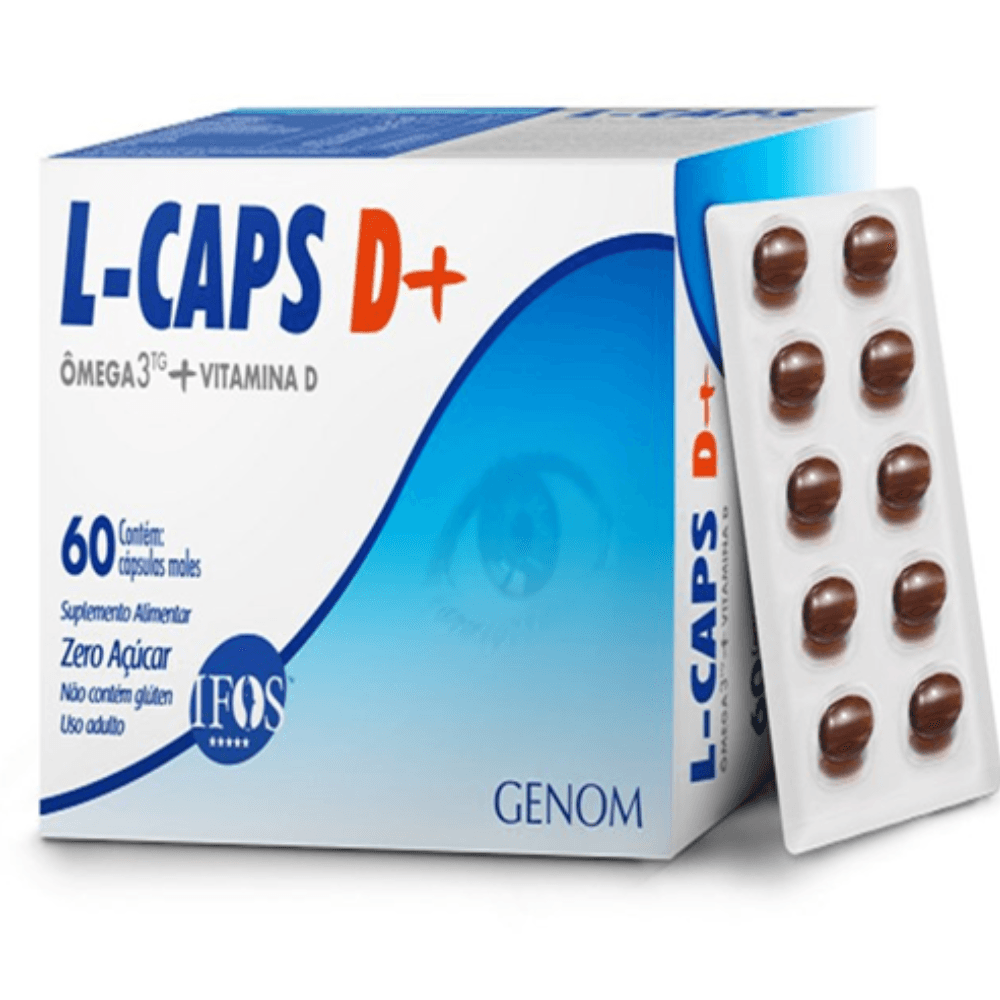 L-Caps D+ Ômega-3 Vitamina D - Reforce sua saúde, compre agora!