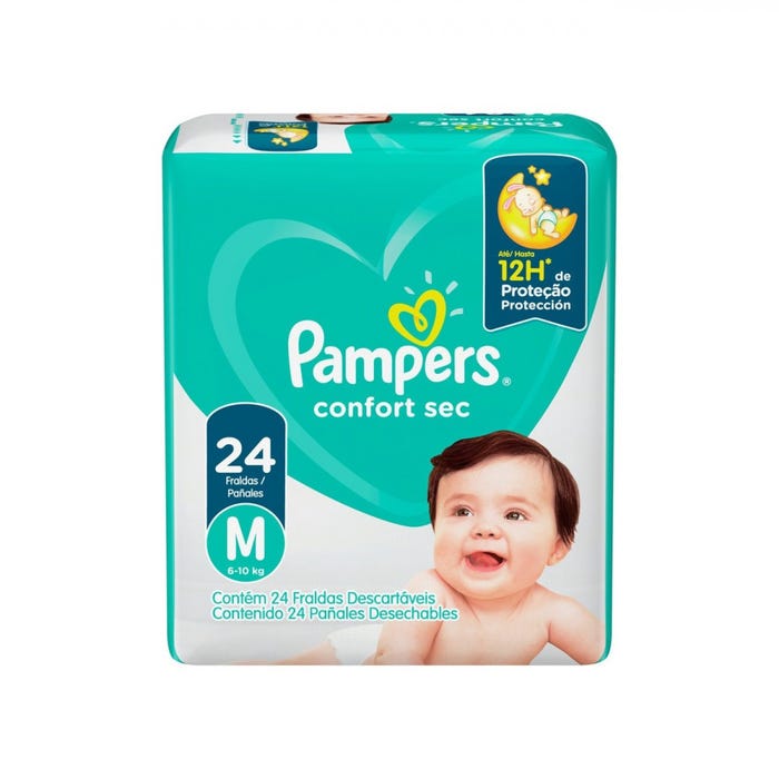 Comprar fralda Pampers Confort sec M 24 unidades