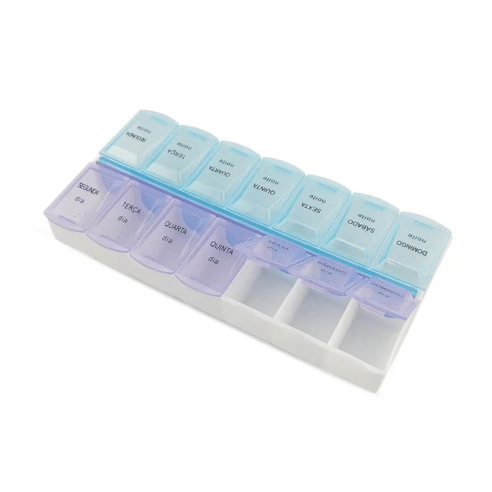 Comprar porta comprimido plástico semanal dia/noite