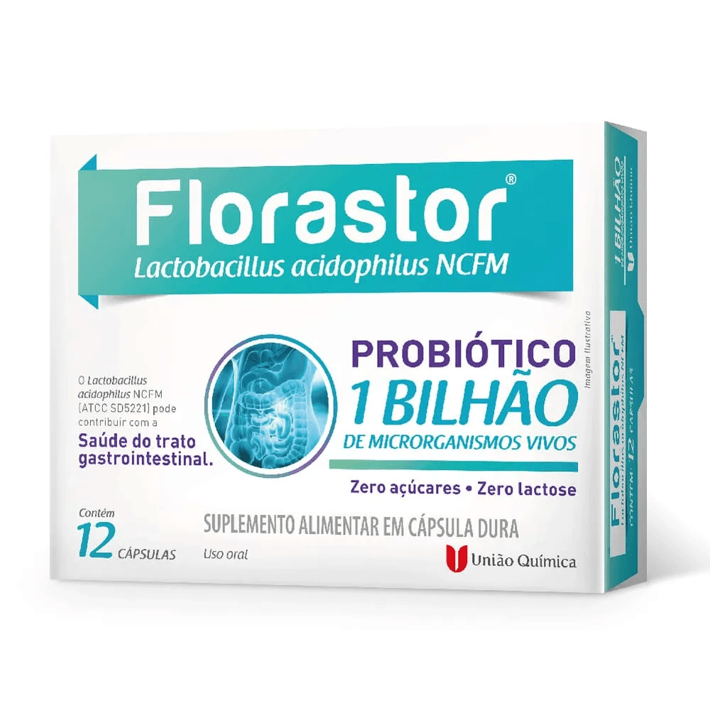 Florastor Probiótico 12 cápsulas