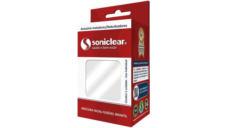 Compre máscara flexível inalação Soniclear infantil