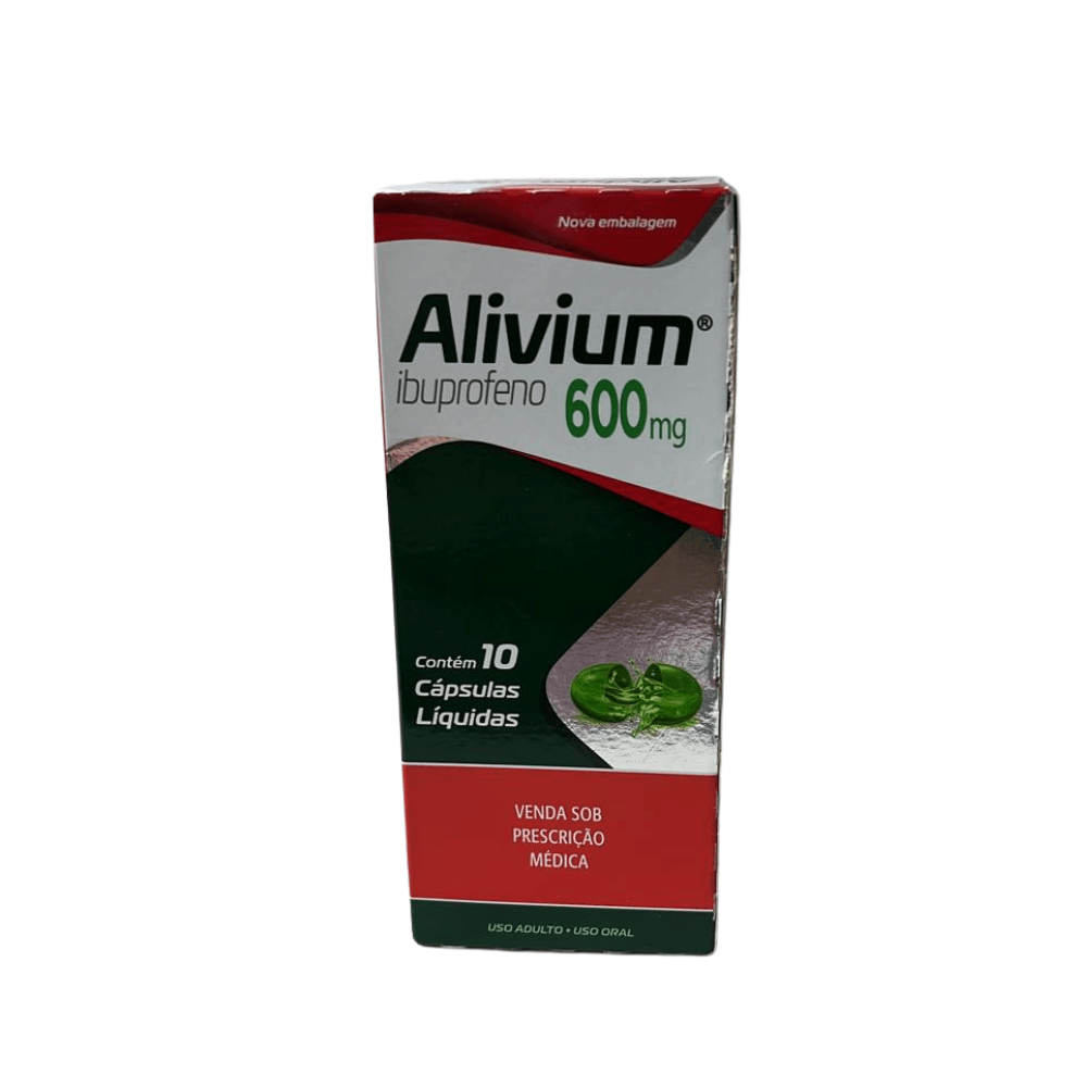 Alivium 600mg 10 capsulas liquidas