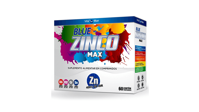 Blue Zinco Mulher Max 60 Comprimidos