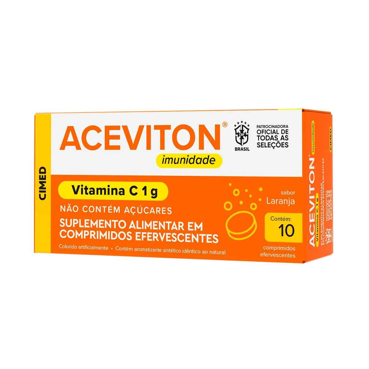 Comprar Vitamina C Aceviton sabor laranja 10