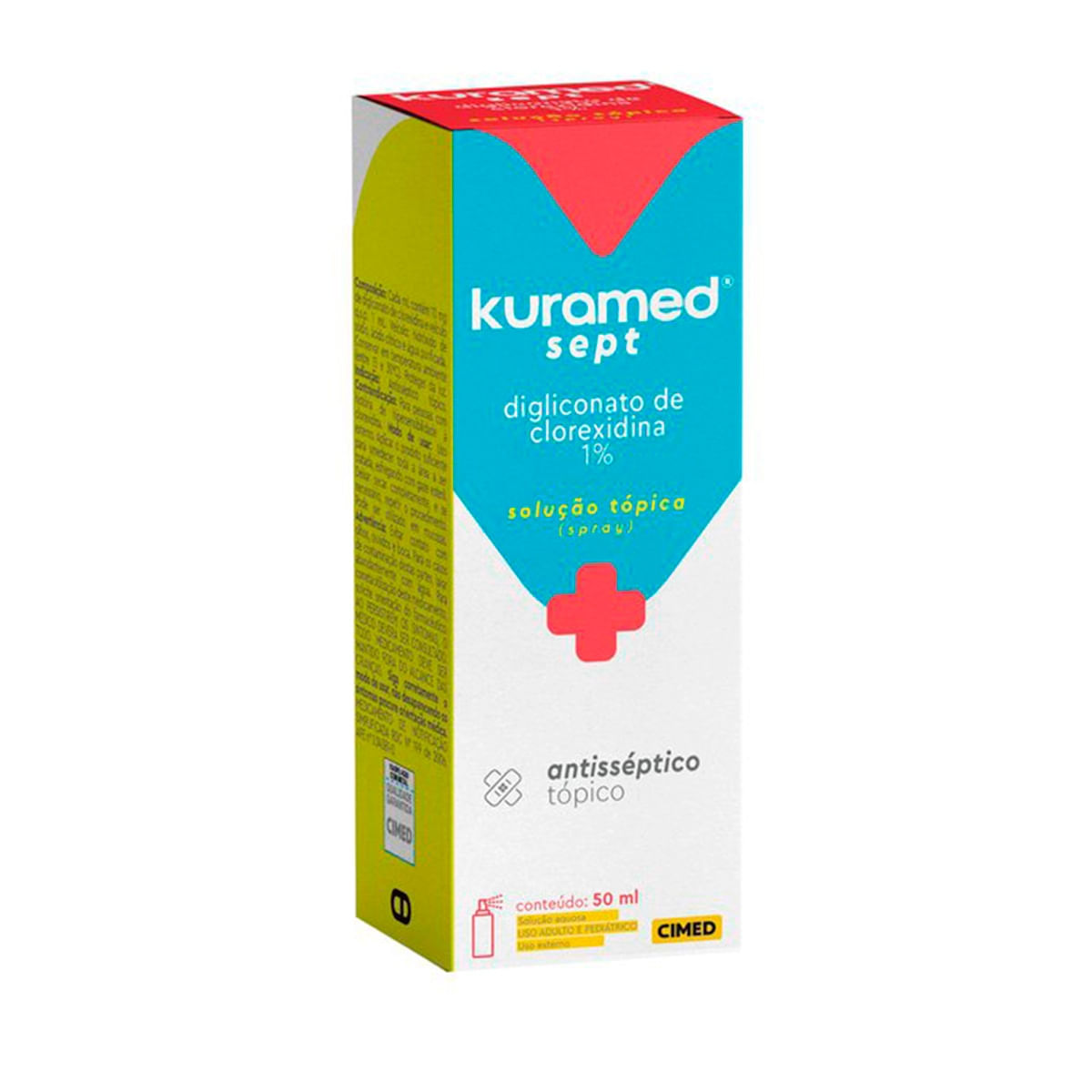 Antisséptico Kuramed Spray para Curativos 50ml