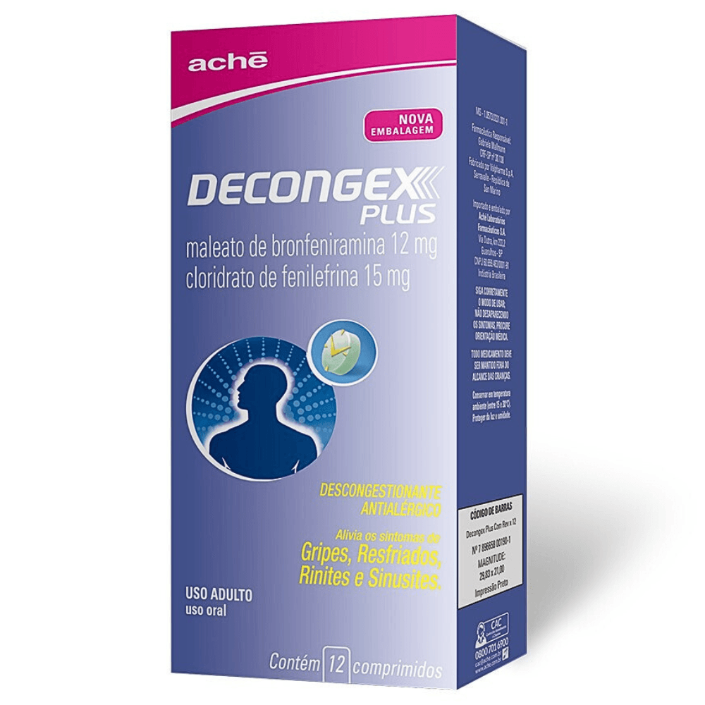 Decongex Plus 12 comprimidos