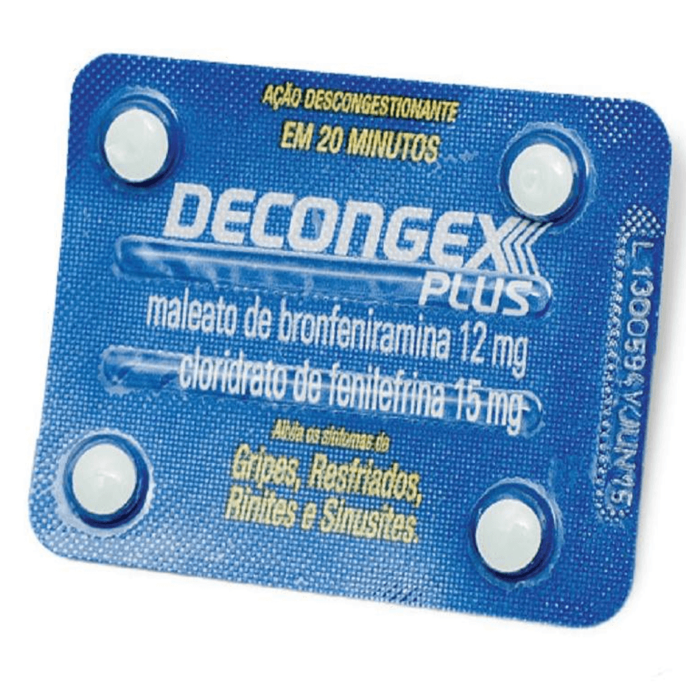 Decongex Plus 4 comprimidos